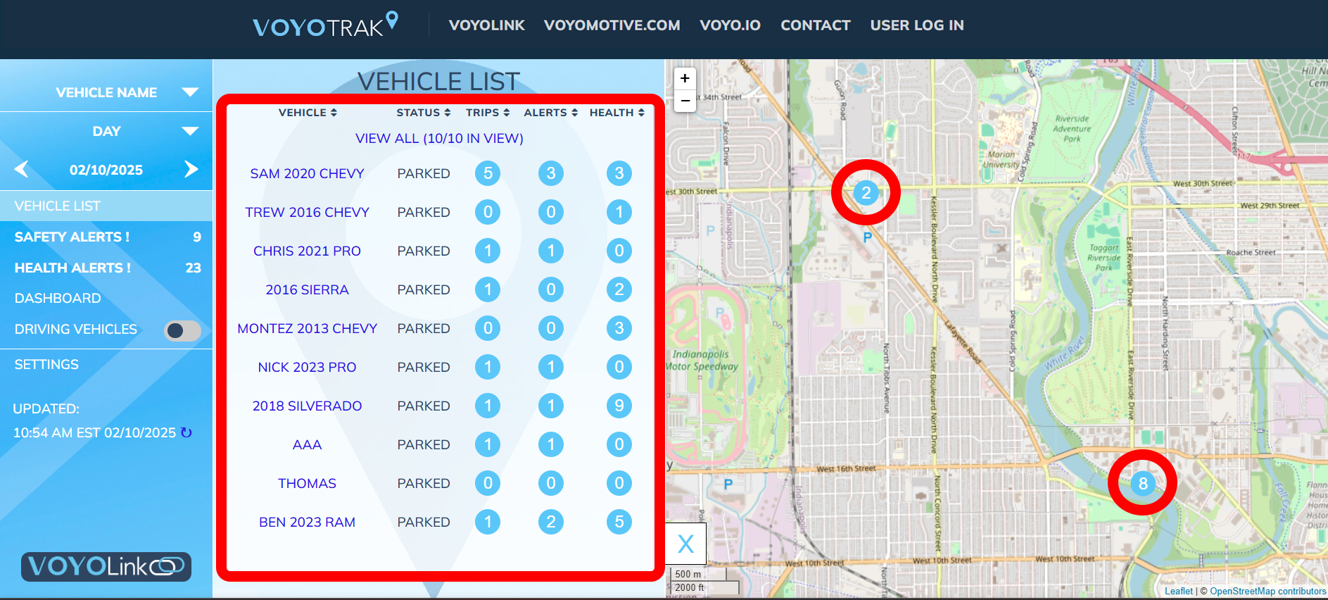 VOYOTrak | Fleet Tracking with Shop Integration
